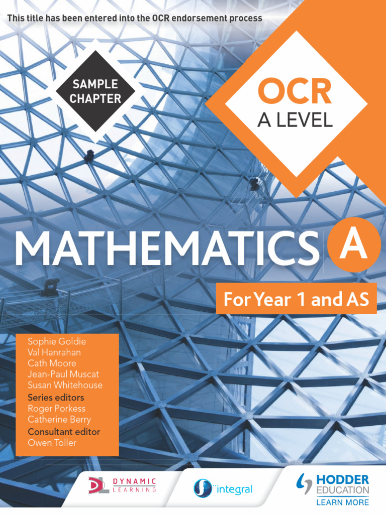 OCR A Level Mathematics Year 1 As Sample Chapter | PDF | Circle ...