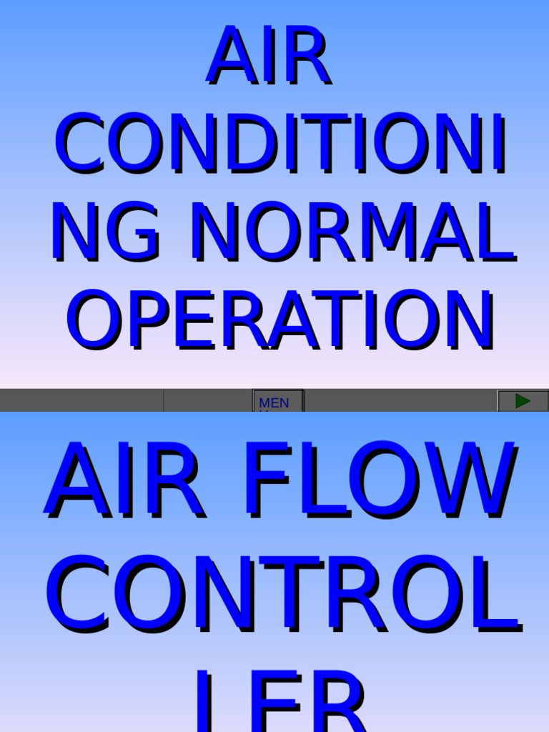 AIR Conditioni NG Normal Operation: MEN U | PDF