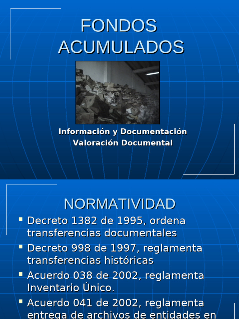Fondos Acumulados | PDF