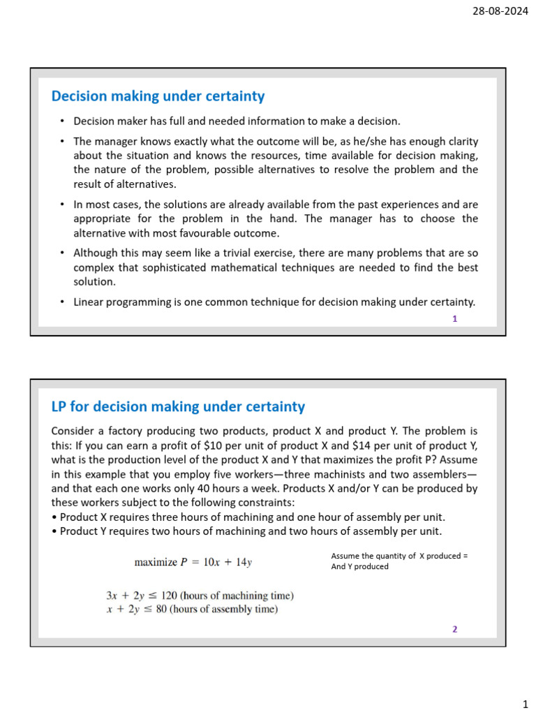 Decision Making-3 | PDF