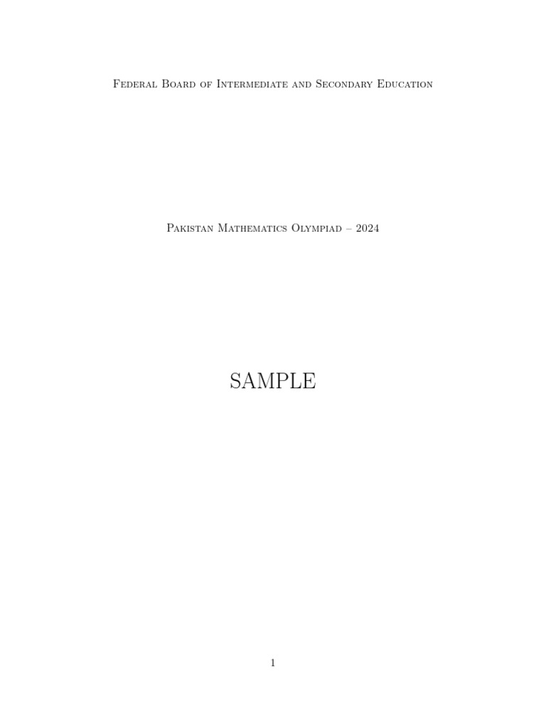 Pmo Model Paper | PDF