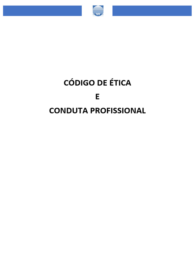 Código de Ética e Conduta Profissional - Waiver | PDF | Tecnologia da ...