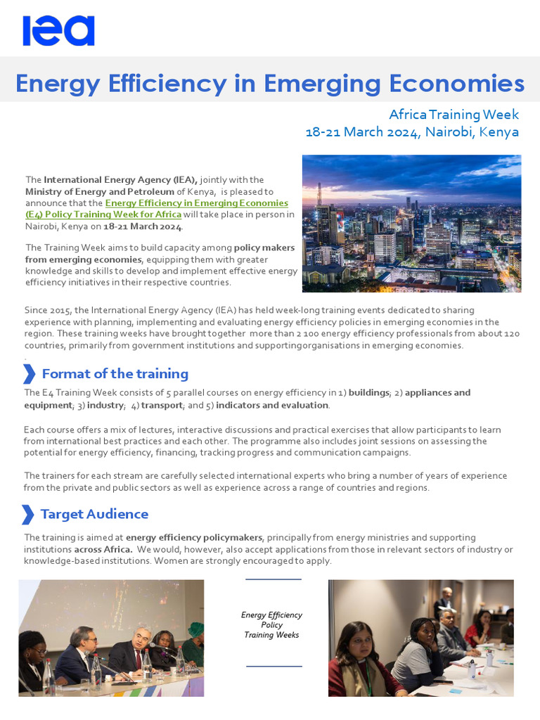 Brochure Energy Efficiency Training | PDF