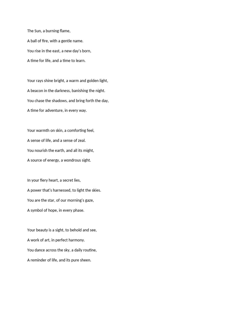 The Sun, A Burn | PDF