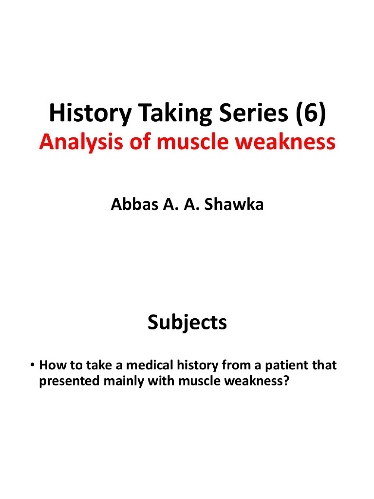 6+muscle+weakness | PDF