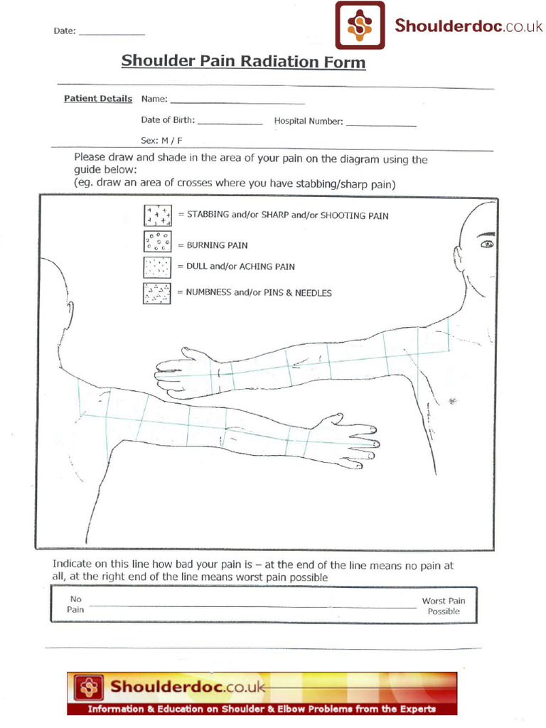 Pain Map Shoulderdoc | PDF