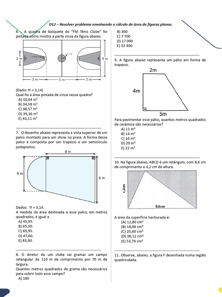 Calculo de Area 2 | PDF