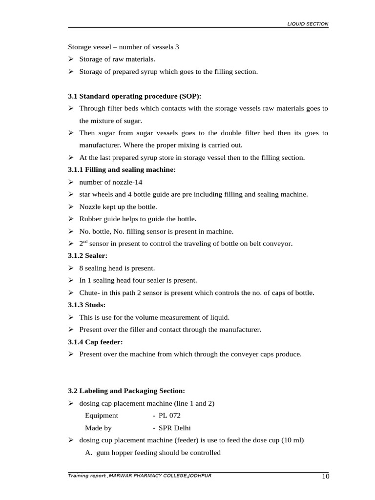 Liquid Section | PDF