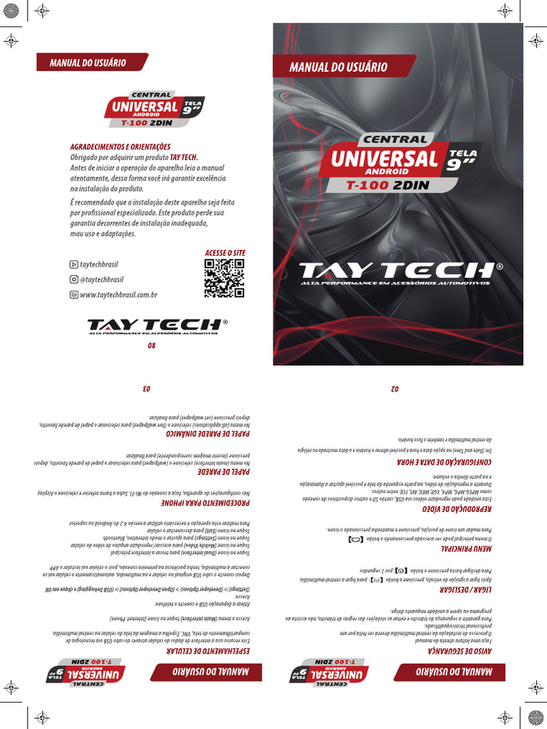 MANUAL-T100-9-2DIN | PDF