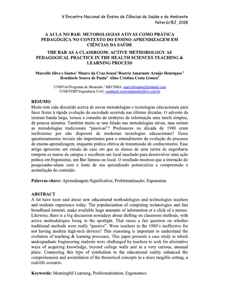 Aula No Bar Uff | PDF