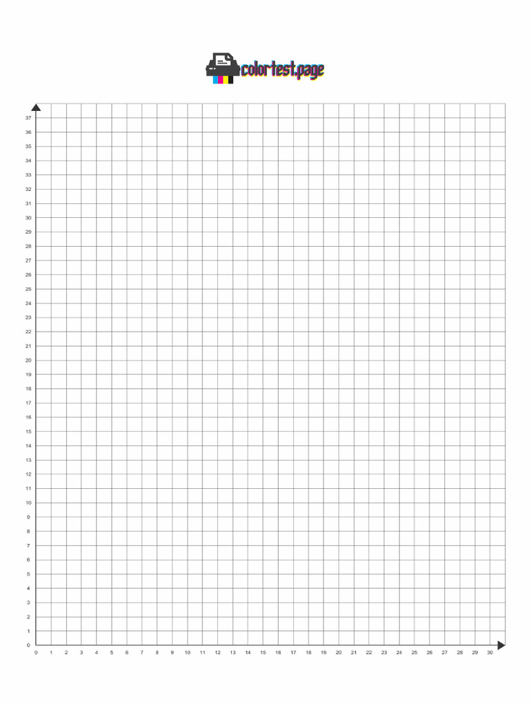 5mm Graph Paper With Axis | PDF