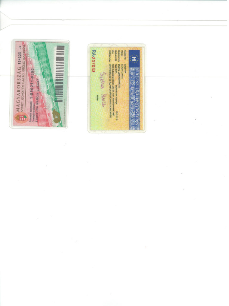Adress Card - Residence Permit - Side2 | PDF