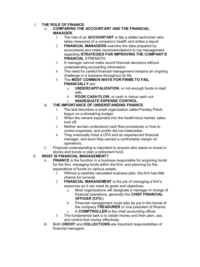 The Role of Finance | PDF | Loans | Bonds (Finance)