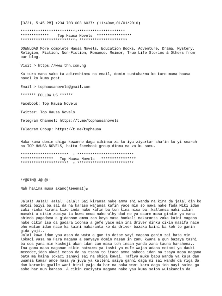 Yarima Jalal [www.thn.com.ng] | PDF