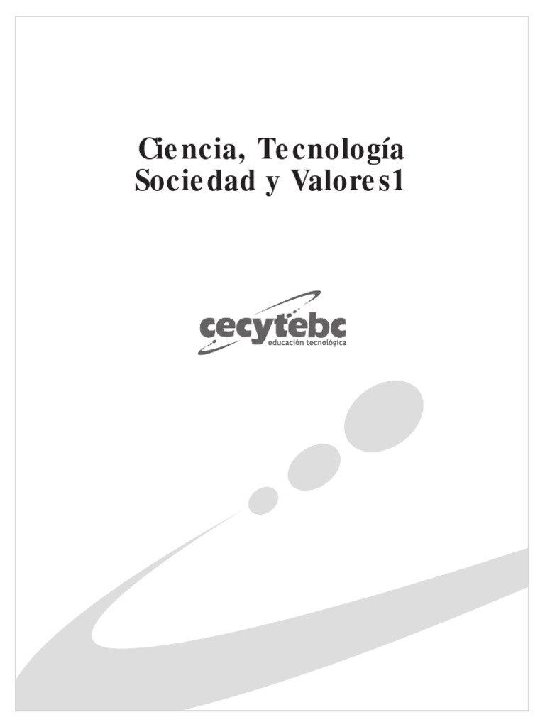 Ciencia Tecnologia Sociedad y Valores1 | PDF