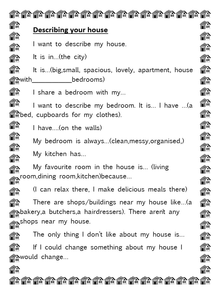 Describing Your House | PDF
