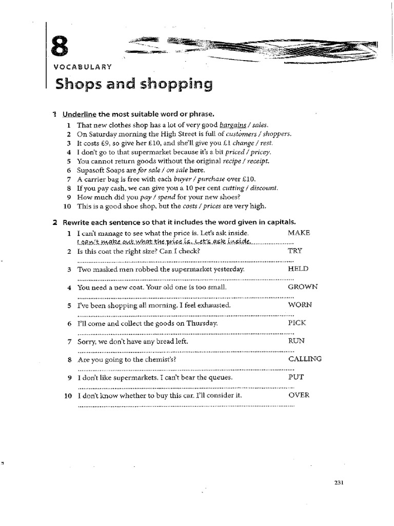 Shopping 2 | PDF