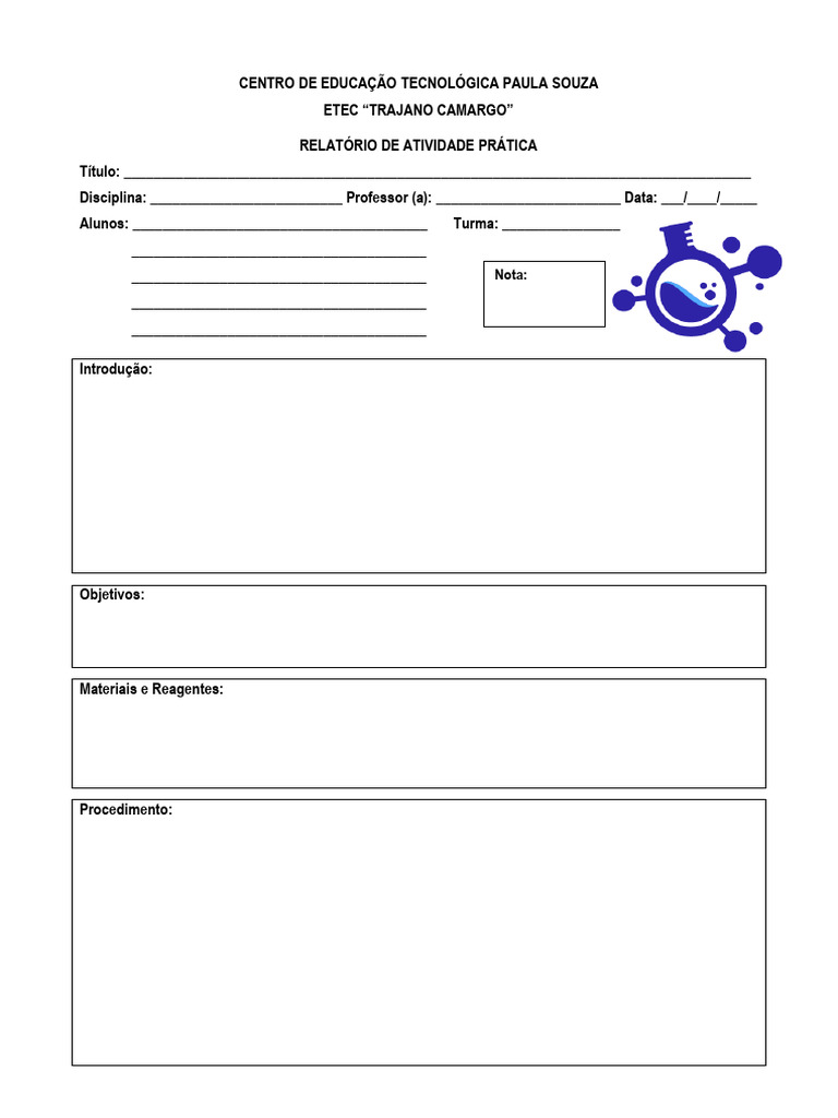 Modelo de Relat Rio | PDF