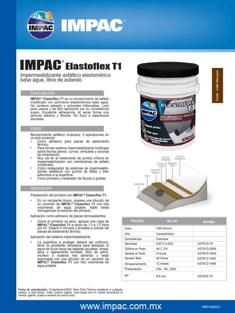 Impac Elastoflex t1 | PDF