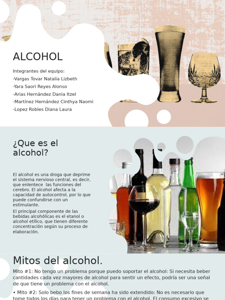 Presentacion Del Alcohol | PDF