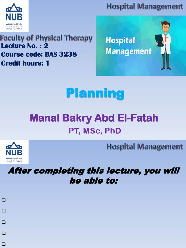 Lecture 2 Strategic Planning Pdf