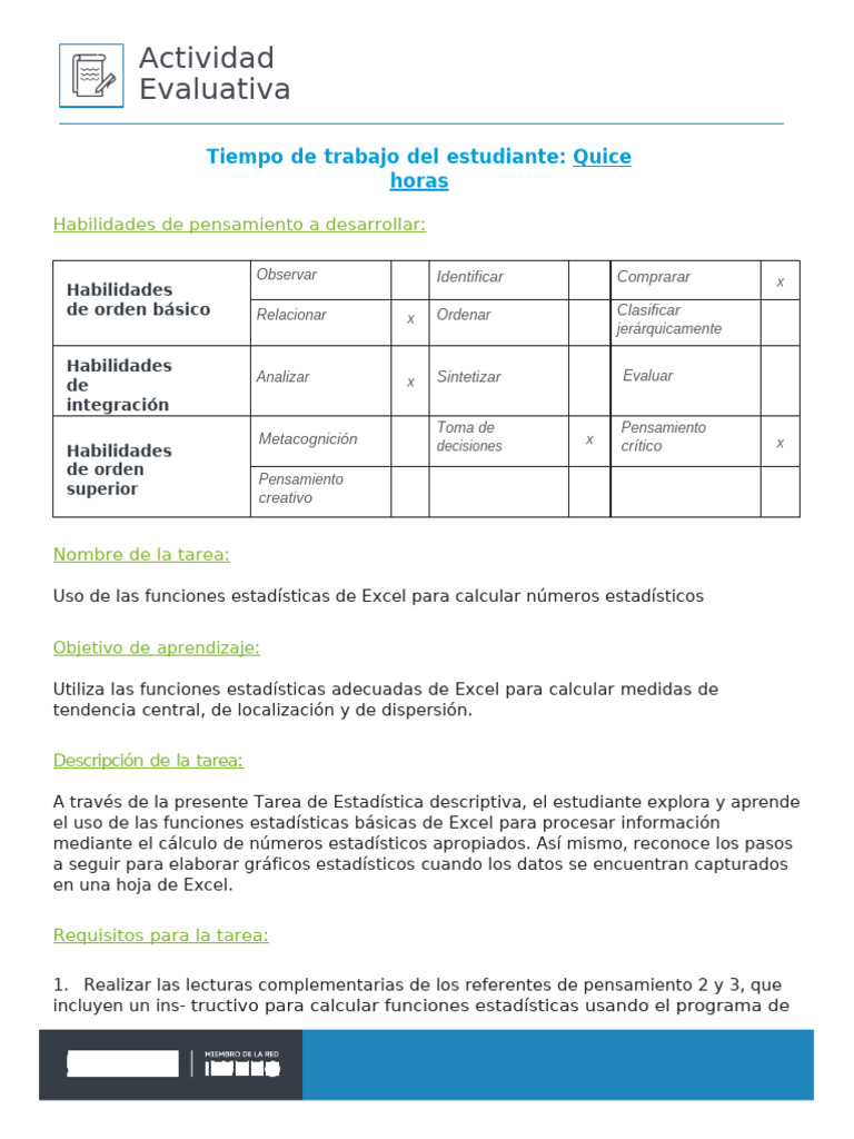 Actividad Evaluativa Tarea Eje3 | PDF