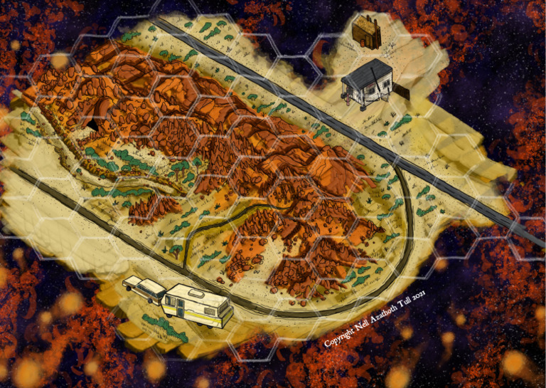 Hills Blank Map | PDF