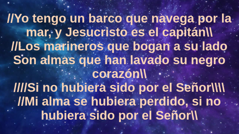 Yo Tengo Un Barco | PDF