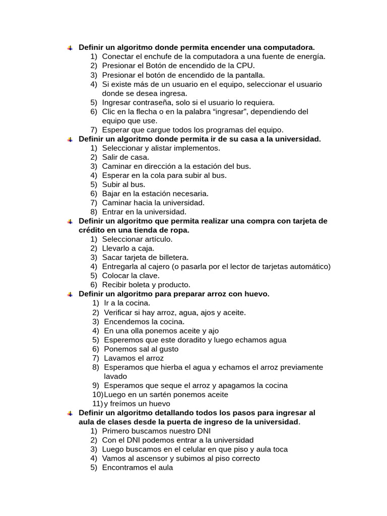 TAREA DE PRINCIPIOS DE ALGORITMO | PDF