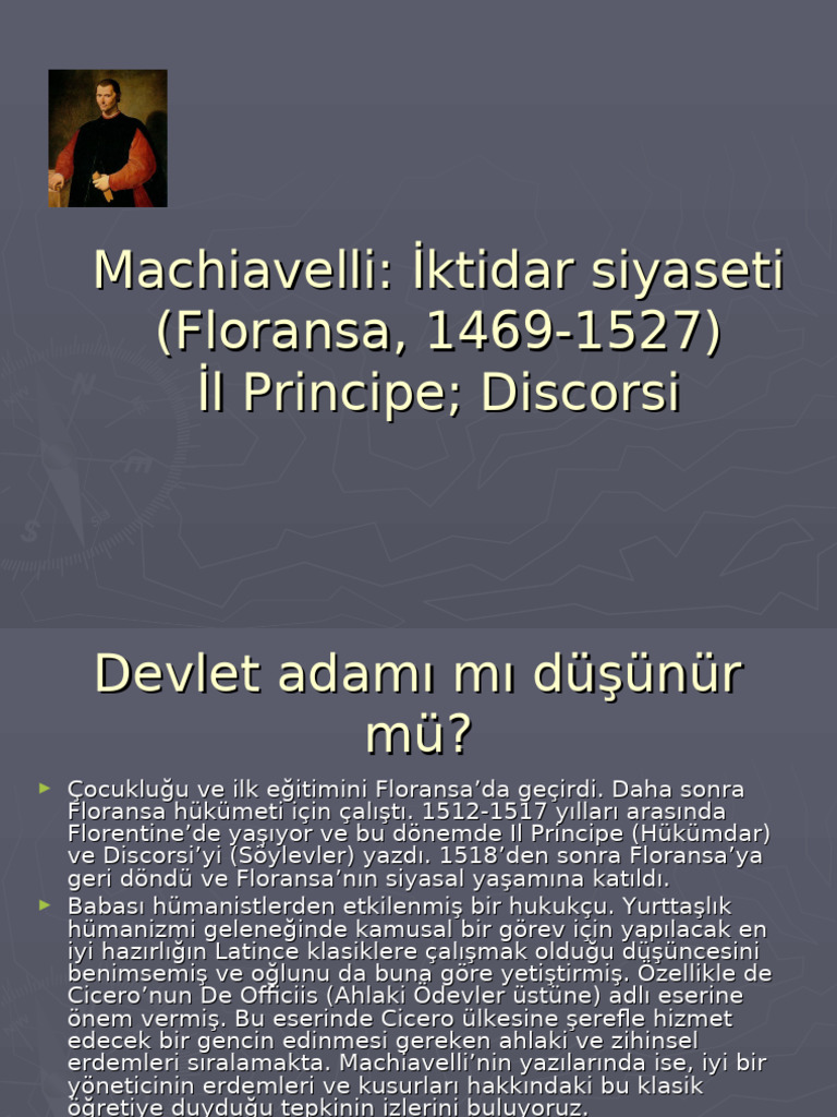 Machiavelli: İktidar Siyaseti | PDF