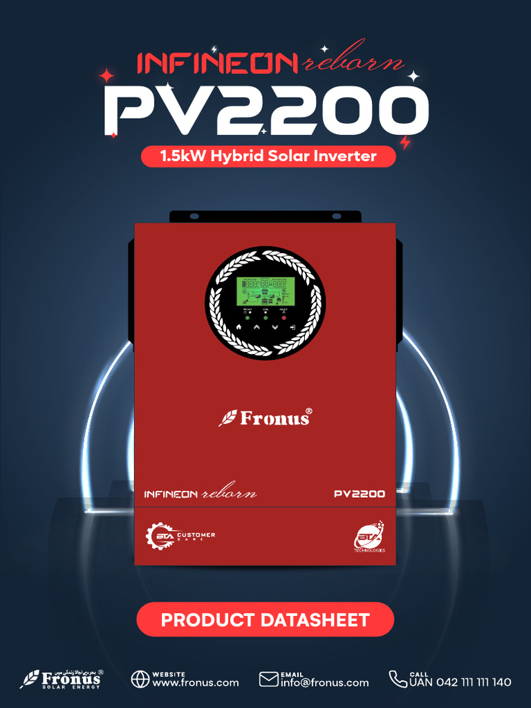 Datasheet PV 2200 Infineon Rebor | PDF