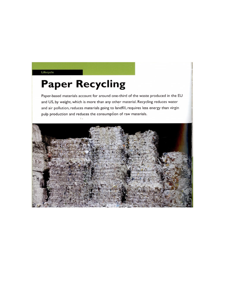 paper recycling case study | PDF