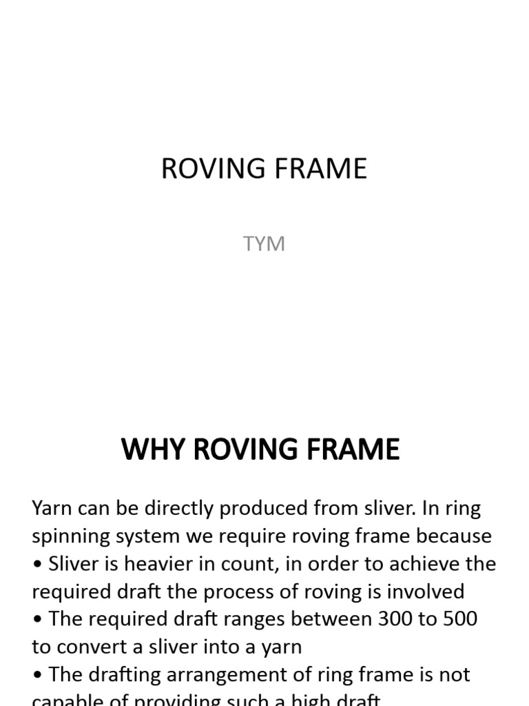 roving.frame | PDF