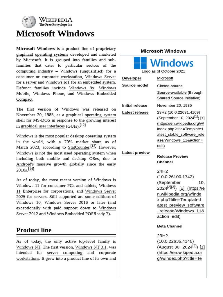 Microsoft Windows | PDF