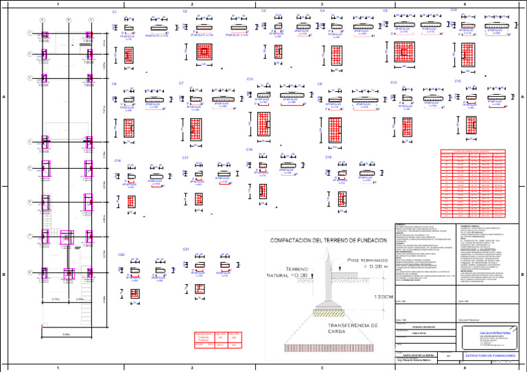 LAM 01 - Estructura de Fundaciones (1) (1) | PDF