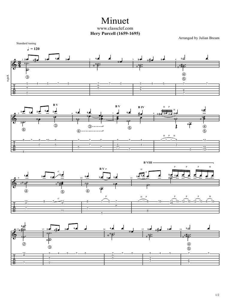 Purcell Minuet | PDF