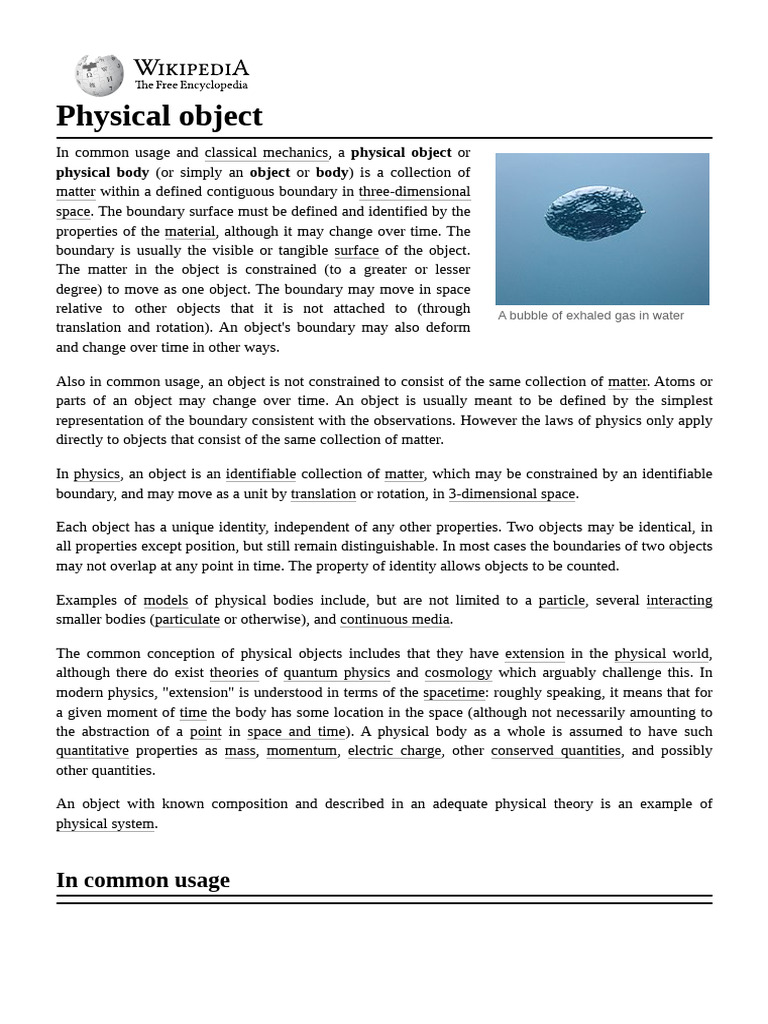 Physical_object | PDF