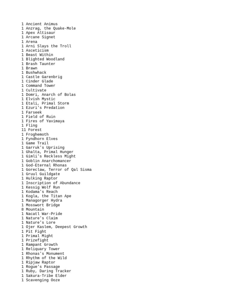 Neyith Fight Deck MTG | PDF