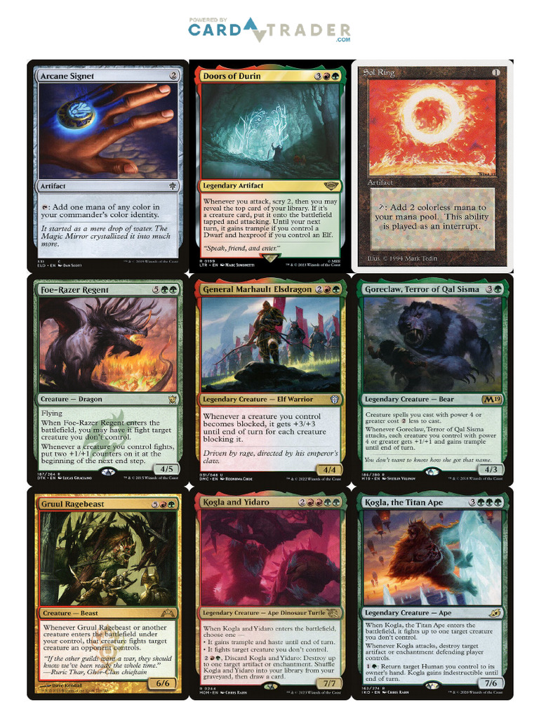 mtg print Fight Deck | PDF