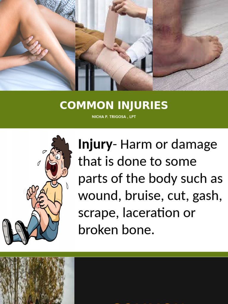 Common Injuries 1 | PDF