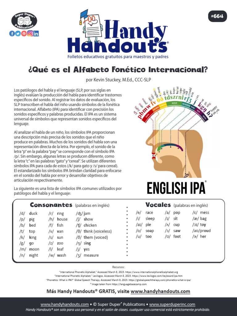 ¿Qué Es El Alfabeto Fonético Internacional? | PDF | Fonética | Estudios de idiomas extranjeros