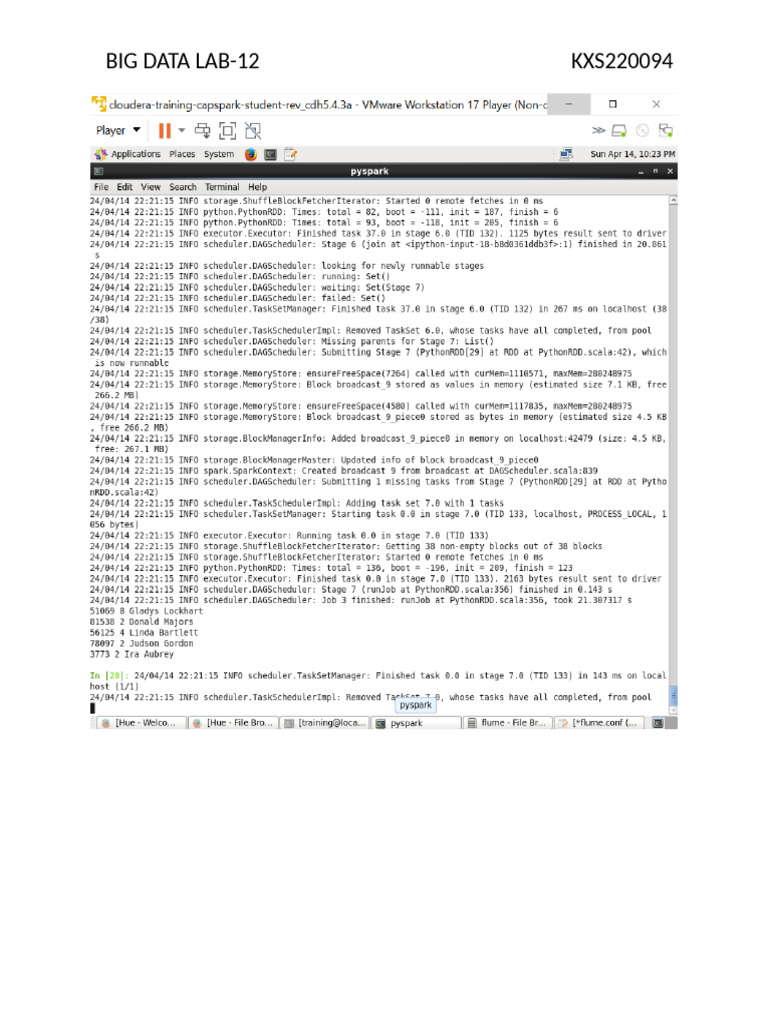 BIG_DATA_LAB12_RESULT | PDF