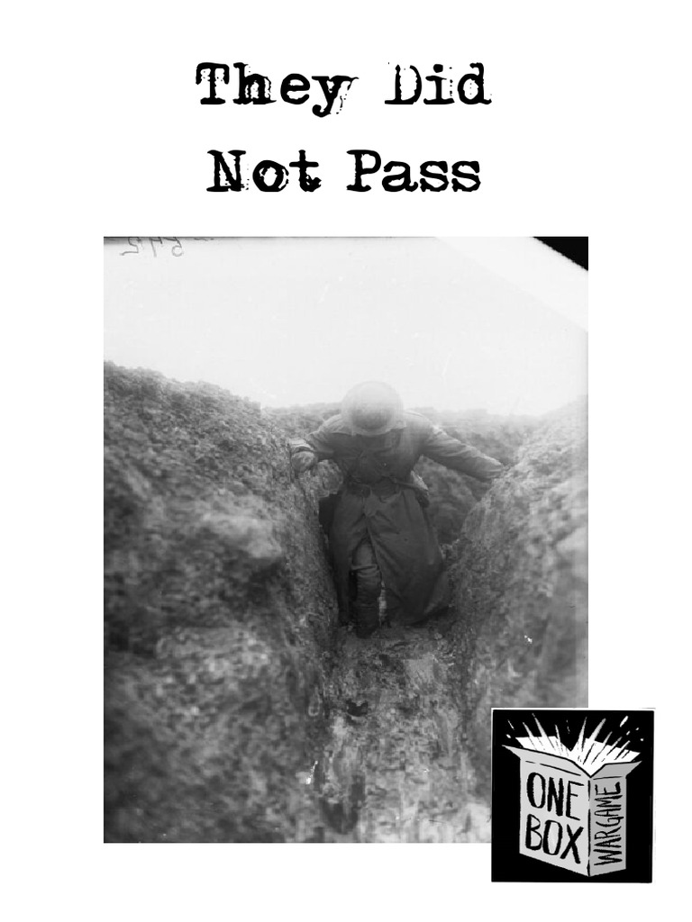They Did Not Pass v1.1 | PDF