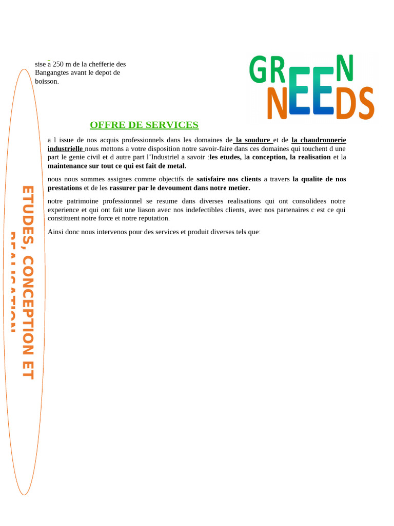 Offre de Service | PDF