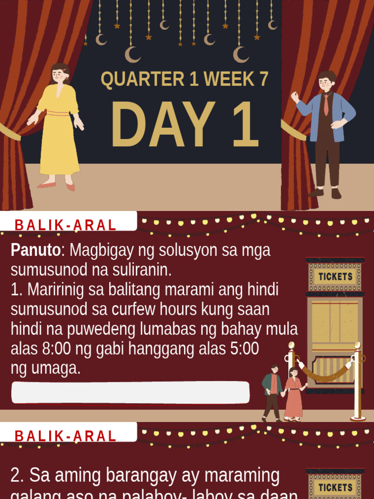 g6q1 Week 7 Filipino | PDF