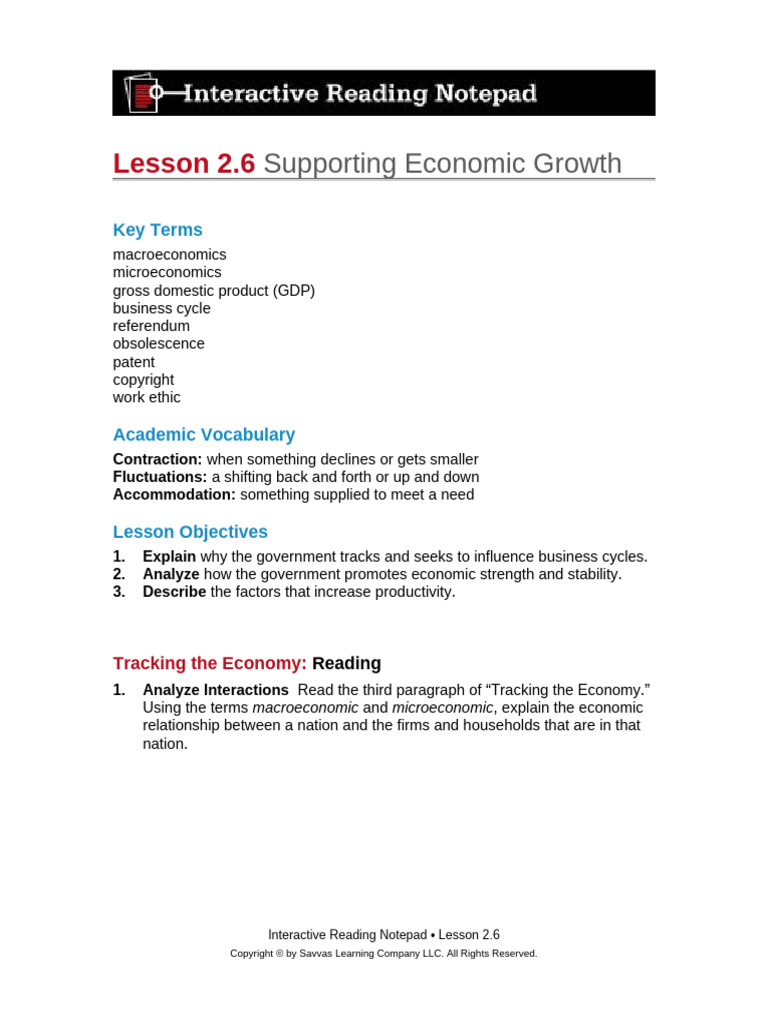 Economy 2.6 | PDF