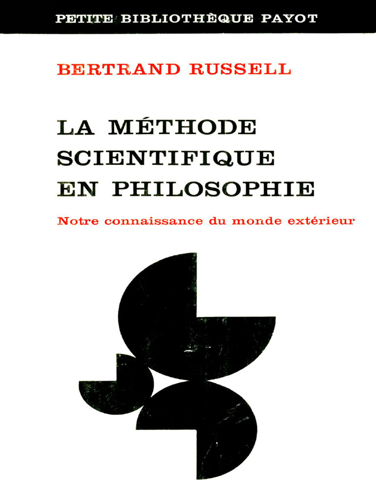 (Petite Bibliothèque) Russell (Bertrand) - La Méthode Scientifique en ...