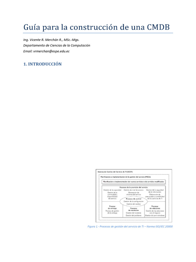 Guia para La Construccion de Una CMDB | PDF
