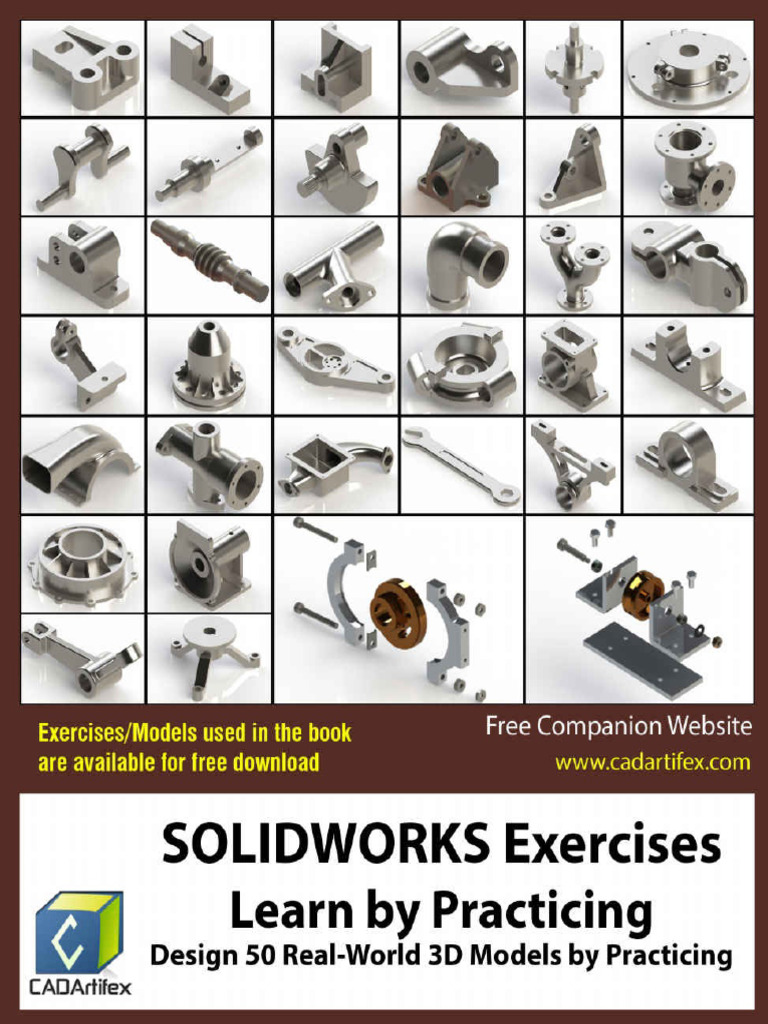 SOLIDWORKS Exercises Learn by Practicing 2017 | PDF