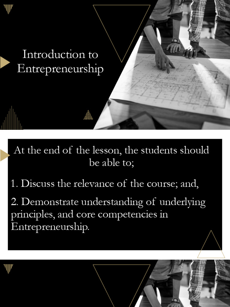 Introduction To Entrepreneurship | PDF